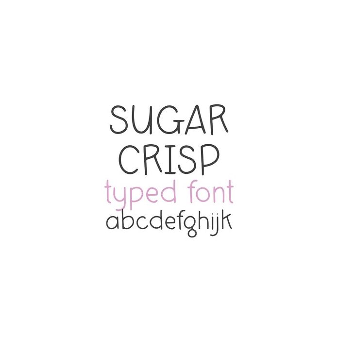 BFC Sugar Crisp Typed Font