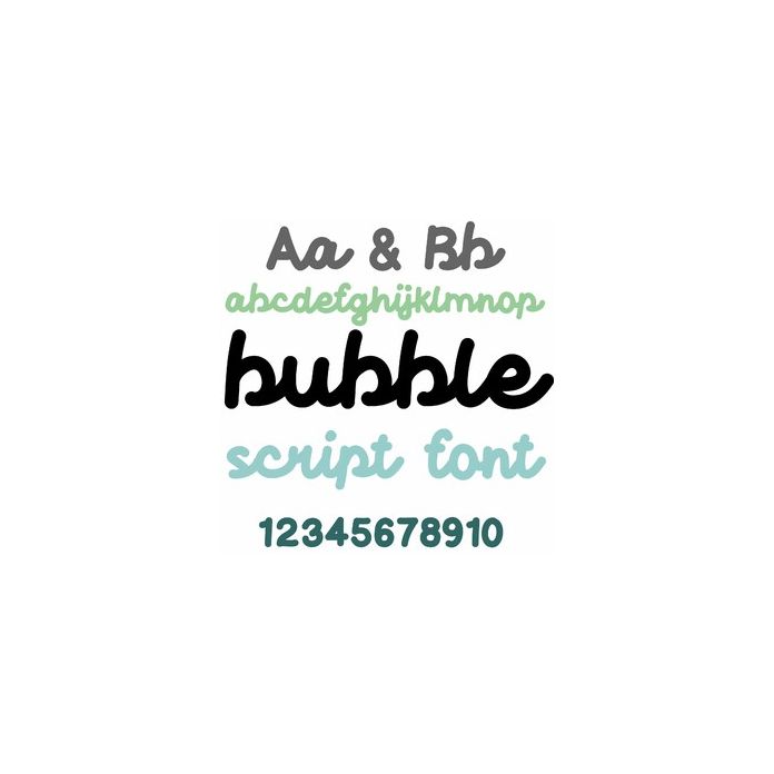bubble script font