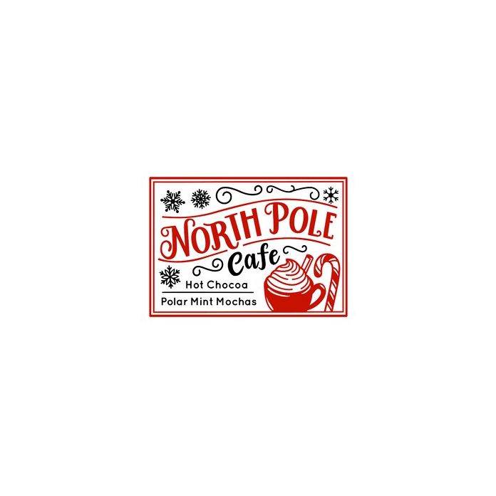 North Pole Cafe Sign