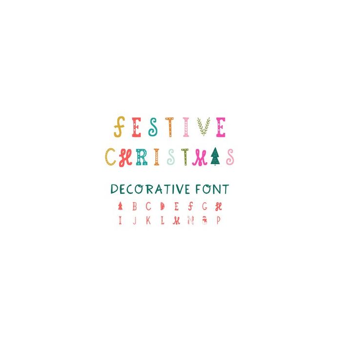 Festive Christmas Font