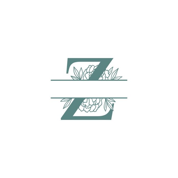 z split monogram frame