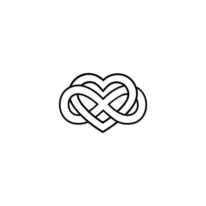 Interlocking Love Forever Infinity Symbol