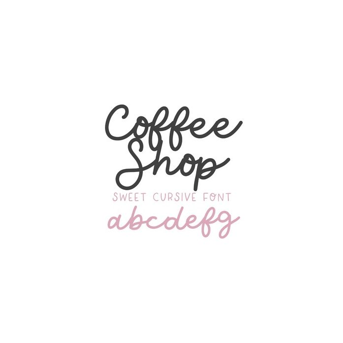 BFC Coffee Shop Cursive Font|396585