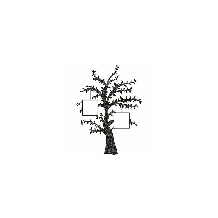 Family Tree - Square - 2 People