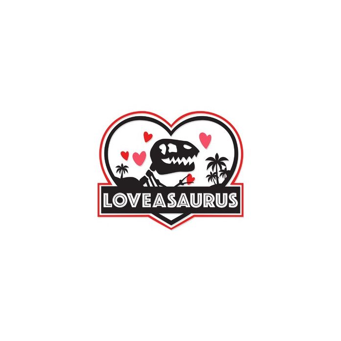 Loveasaurus Dinosaur Logo