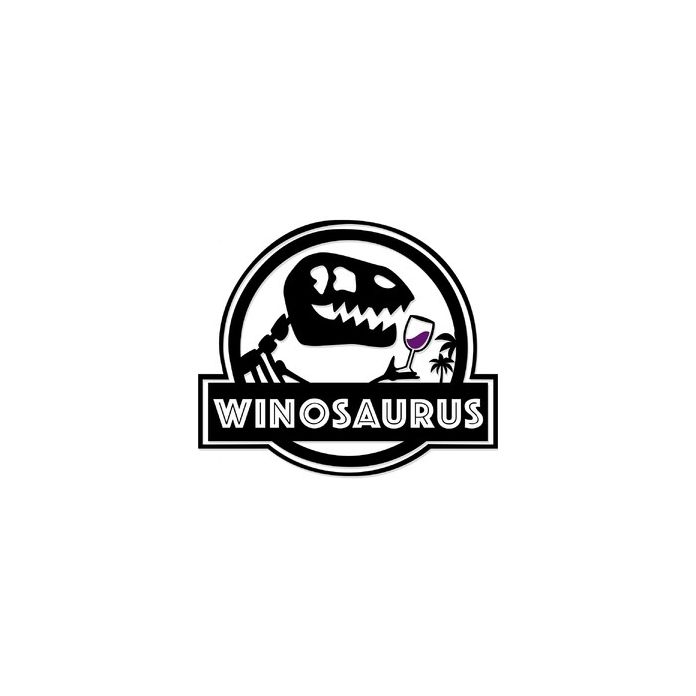 Winosaurus Dinosaur Logo