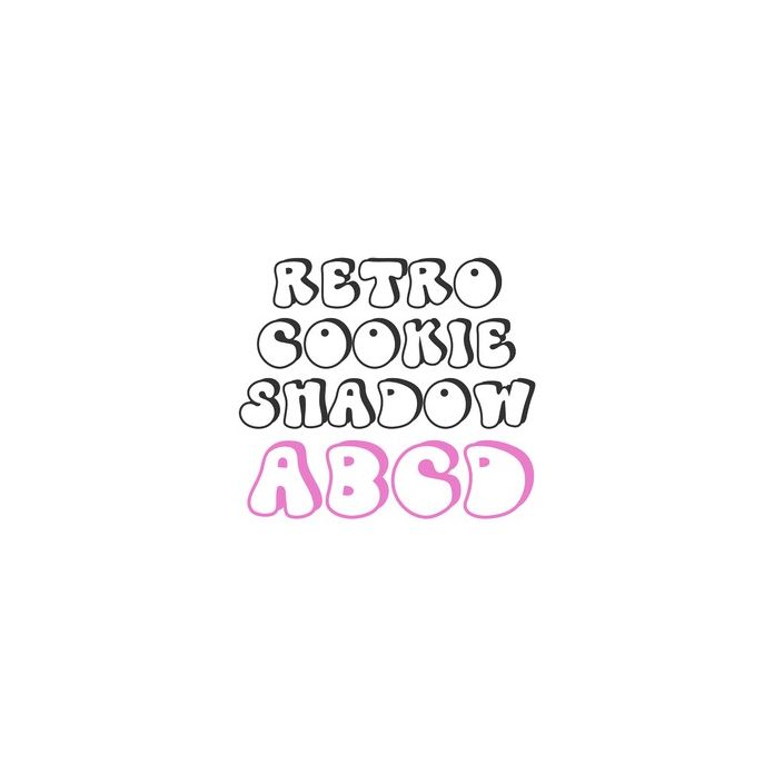 BFC Retro Cookie Shadow Boho Font