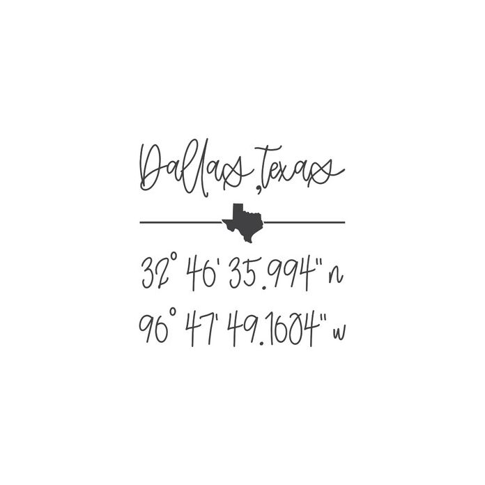 Dallas Texas Coordinates