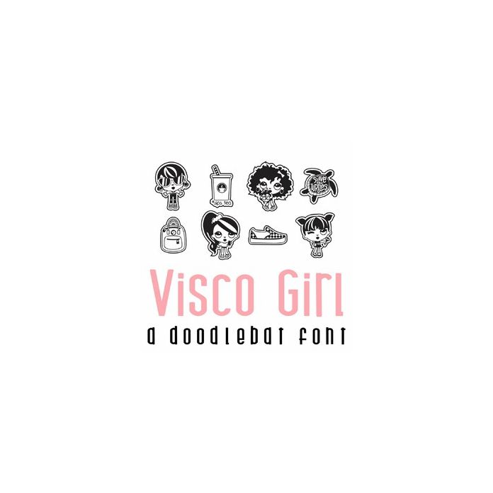 Visco Girl Doodlebat Font