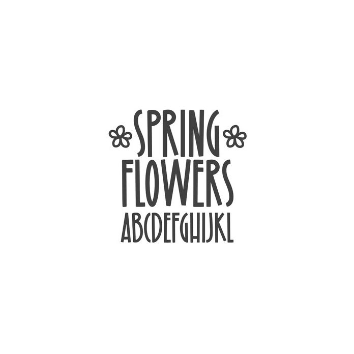 BFC Spring Flowers Display Font
