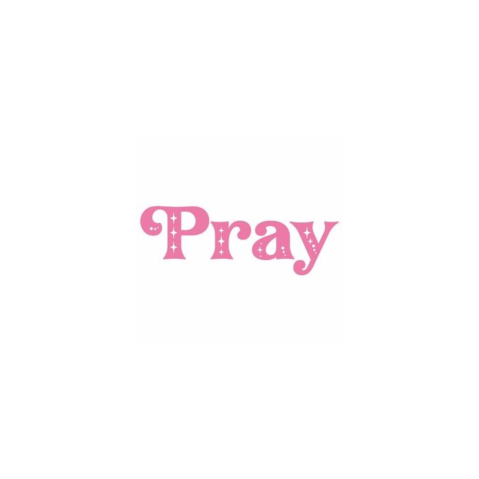 Pray Decorative Word