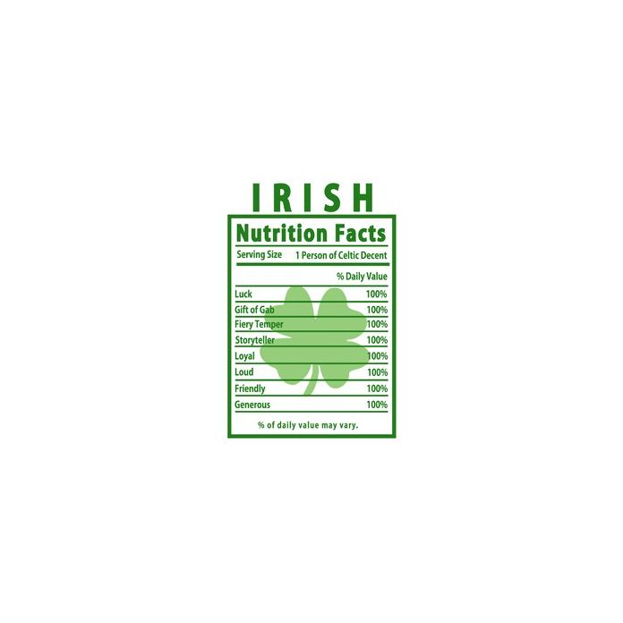 Irish Nutrition Label