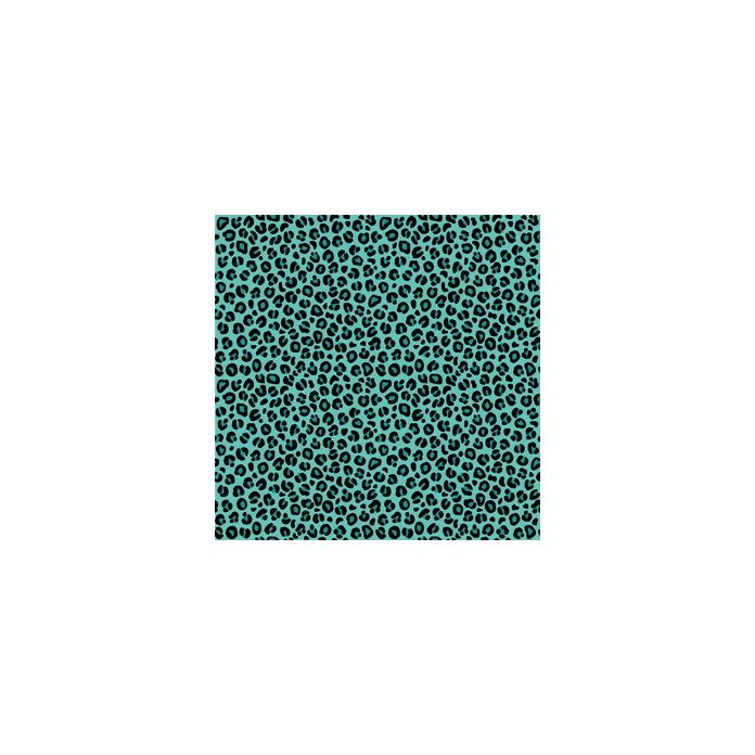 Leopard Print Turquoise