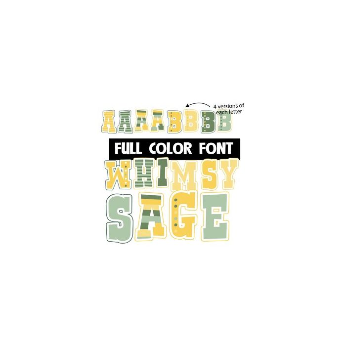 Whimsy Sage Color Font