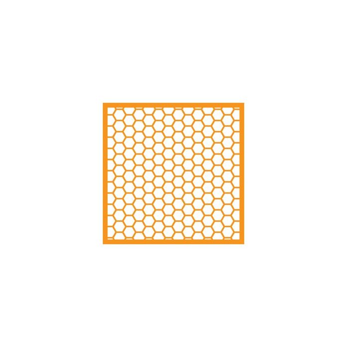 Hexagon Bee Hive Cell Pattern Background / Stencil