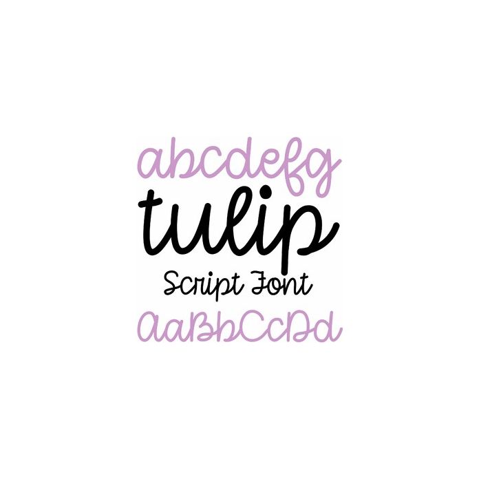 tulip script font