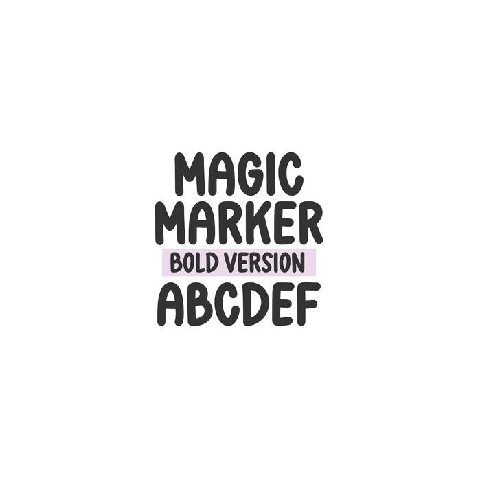BFC Magic Marker Bold School Font