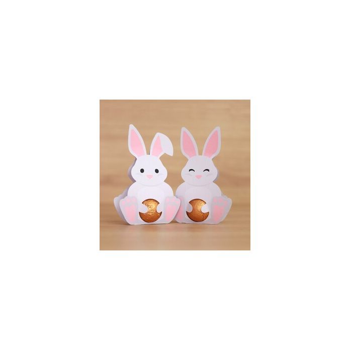 Easter Candy Box Printable Gray