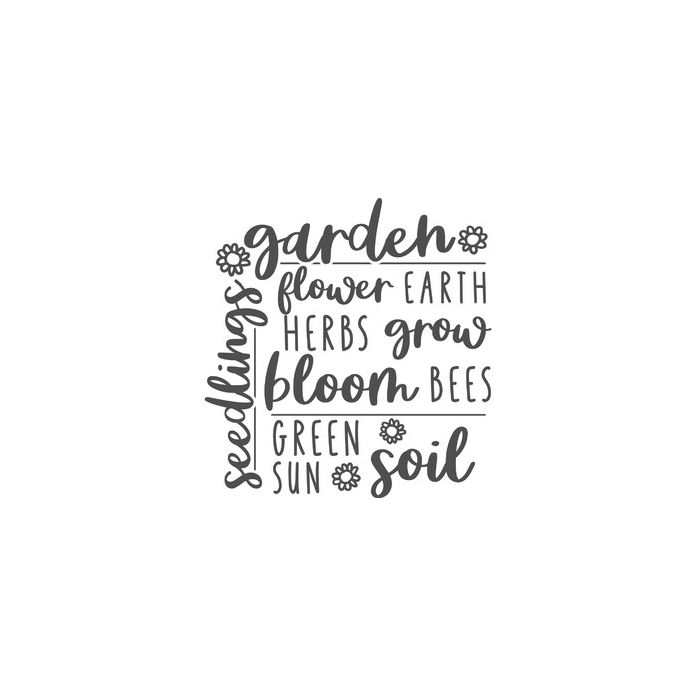 Garden Word Art