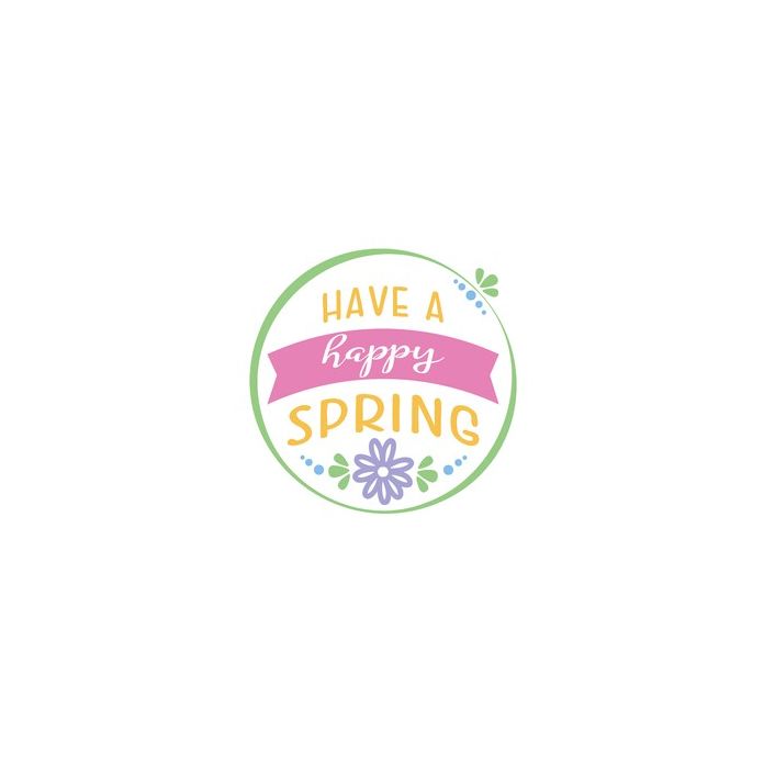 Have A Happy Spring Word Art