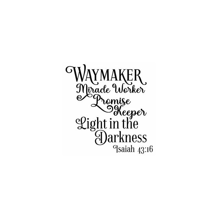 Waymaker Word Art