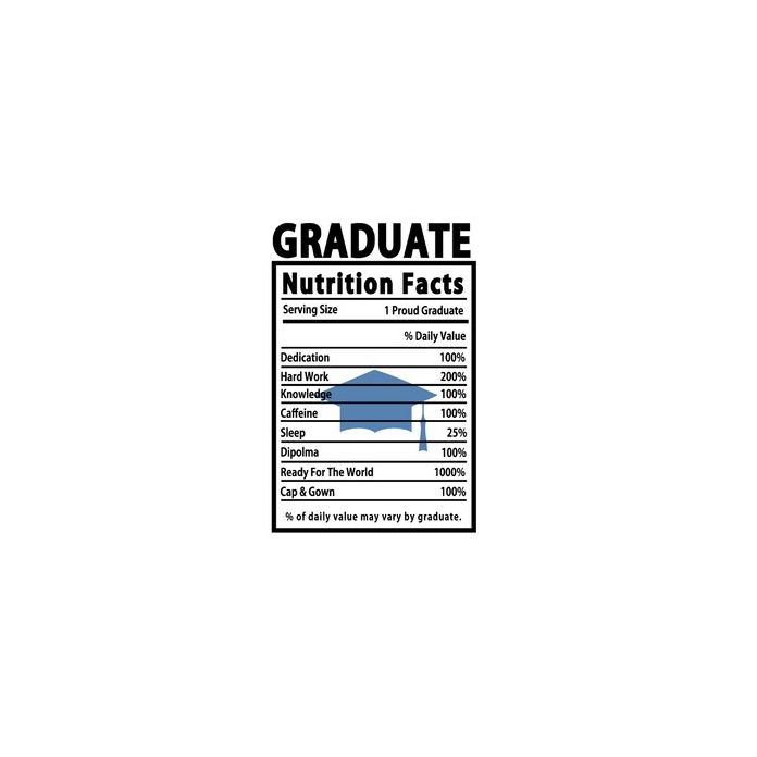 Graduation Nutrition Label