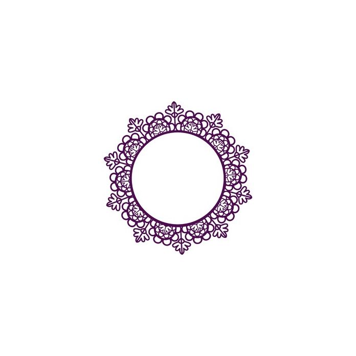 Mandala Monogram Circle