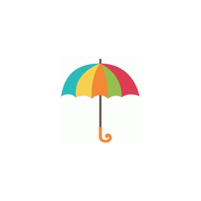 multi color umbrella
