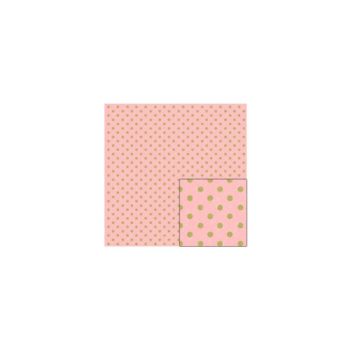 Pastel Pink & Green Polka Dot Background Pattern