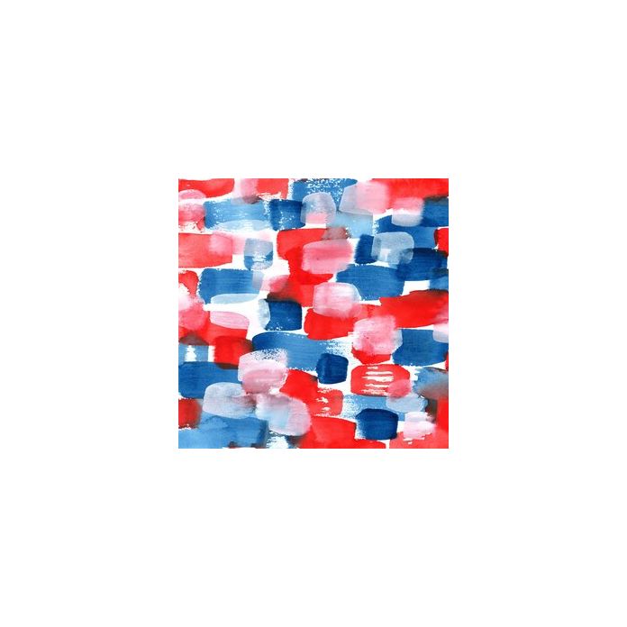Red White Blue Brushed Watercolor Background Pattern
