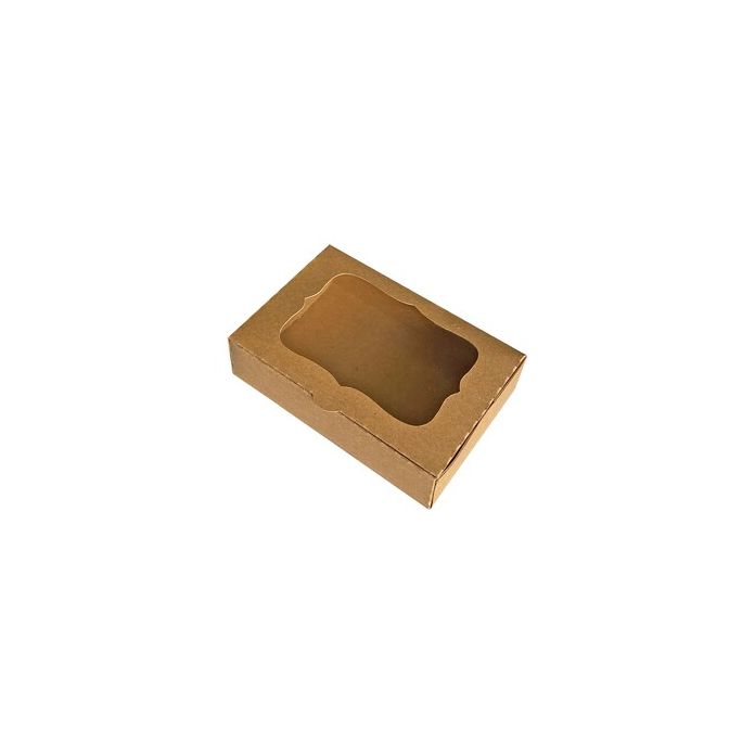 Notched Rectangle Box with Bracket Window