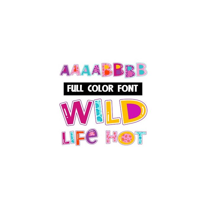 Wild Life Hot Color Font