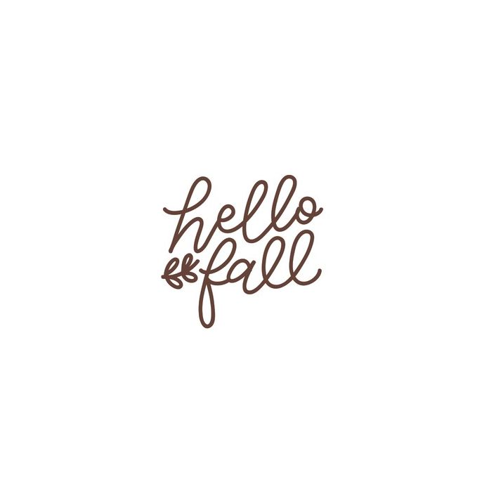 hello fall lettering|417167