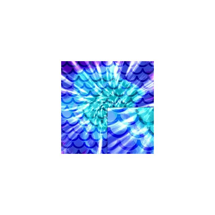 mermaid tie dye pattern