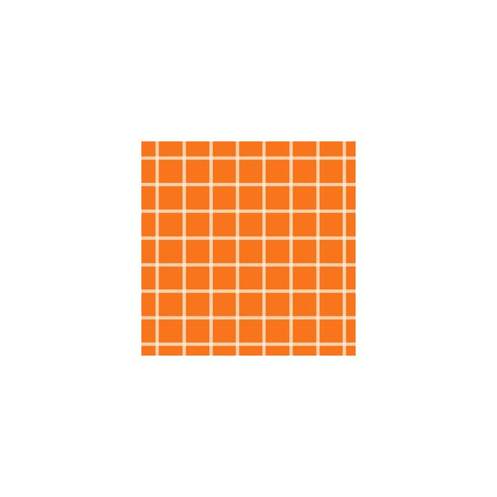 Pumpkin Orange Grid Pattern