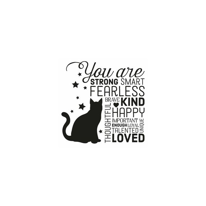 You Are Cat Word Art Wall Art