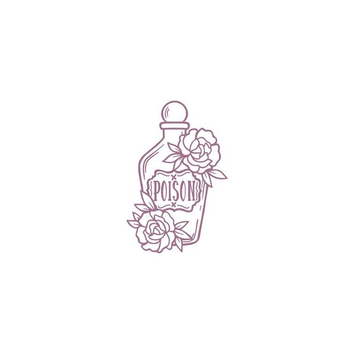 floral poison bottle