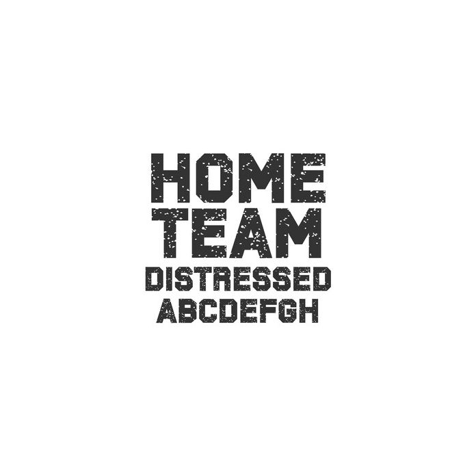 BFC Home Team Distressed Sports Font