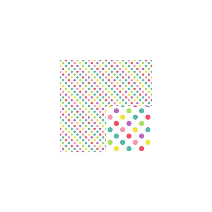 Multi Colored Polka dot Background / Pattern / Paper