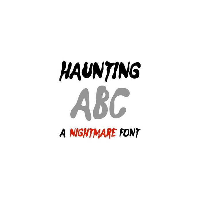 Haunting Font