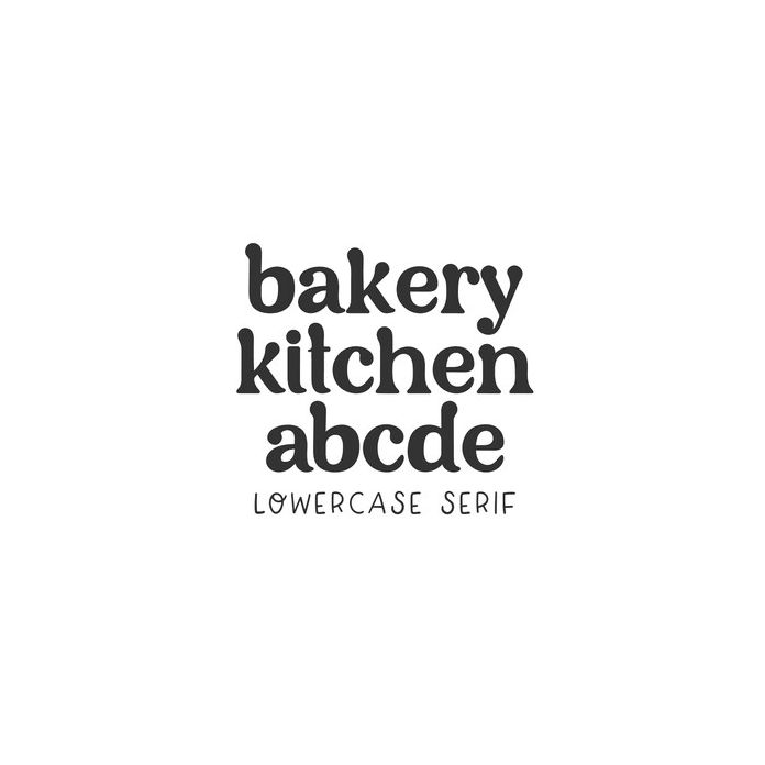 BFC Bakery Kitchen Modern Retro Serif Font