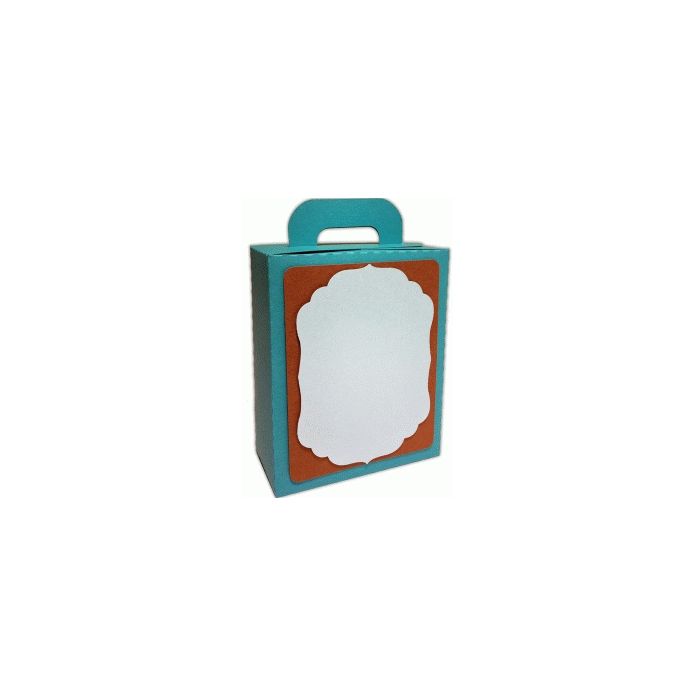 tall carton with labels