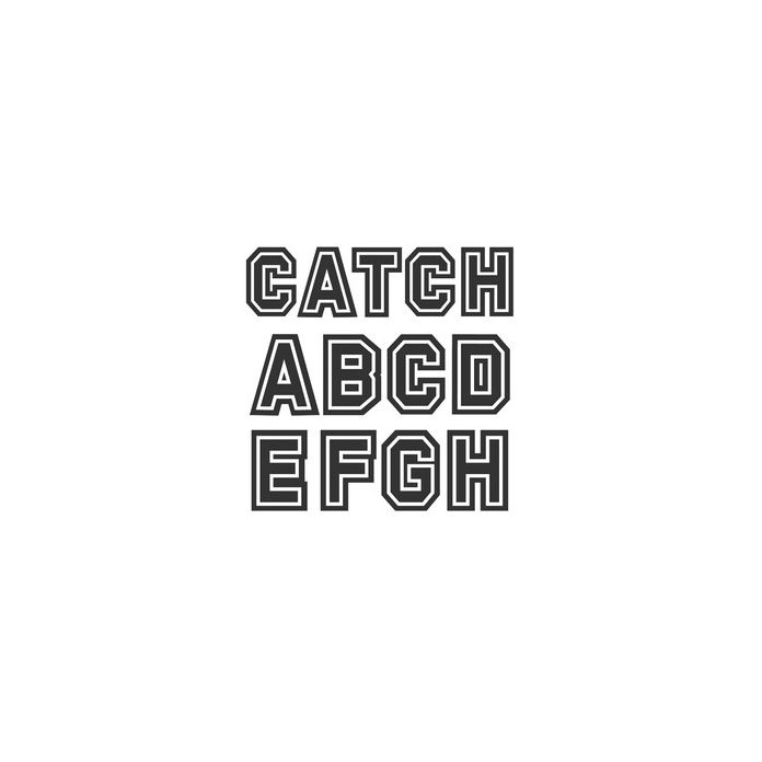 BFC Catch Bold Sports Jersey Font
