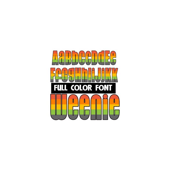 Weenie Color Font