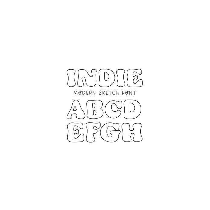 BFC Indie Bold Modern Sketch Font