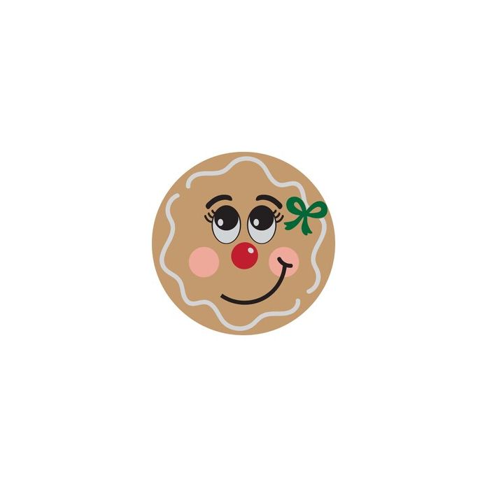 Gingerbread Girl Face