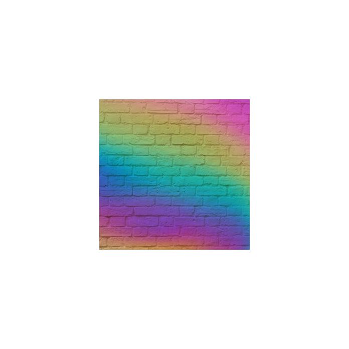 Rainbow Brick Wall
