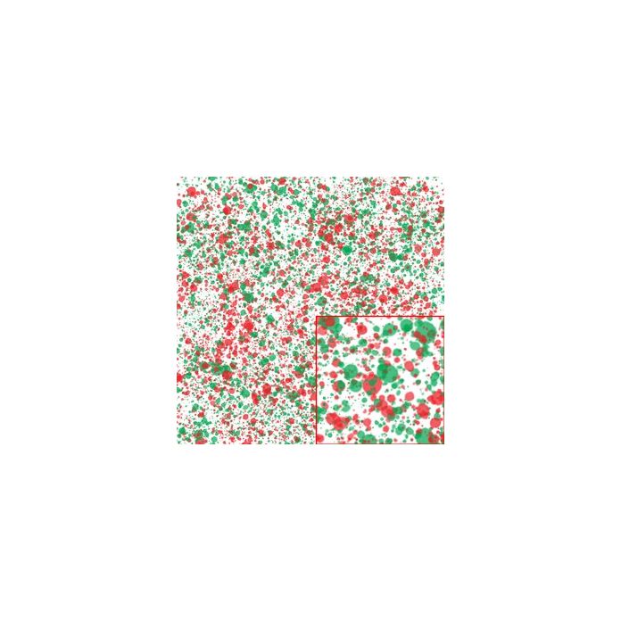 Christmas splatter pattern