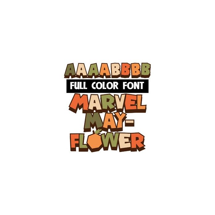 Marvel Mayflower Color Font