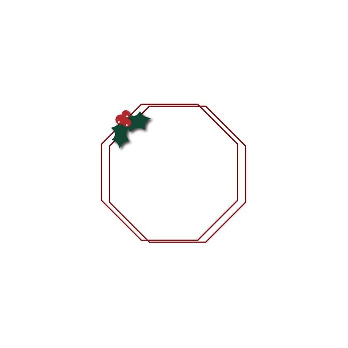 holiday octagon wire frame